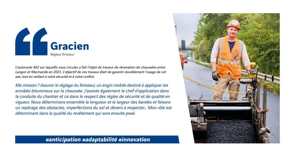 Portrait - Gracien, Régleur de finisseur - Aménagement Pays de la Loire ...
